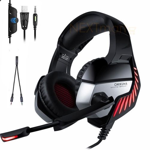 سعر Onikuma K5-PRO Red LED Gaming Headset - Black/White فى مصر | جوميا ...
