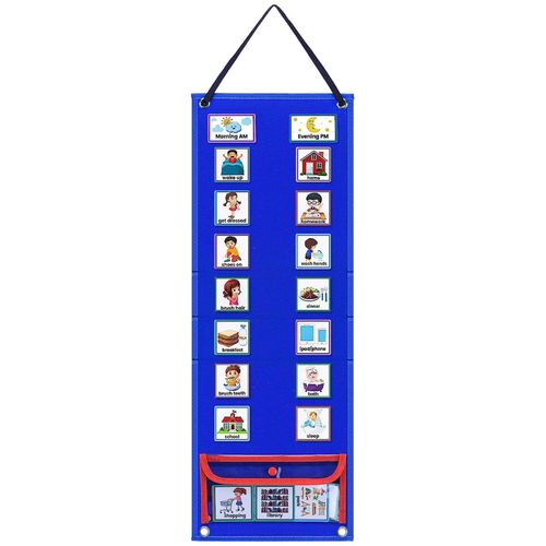 Generic Large Visual Schedule for Kids Foldable Autism Daily Chore ...