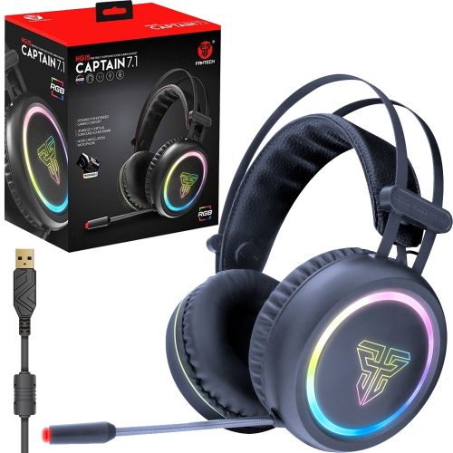 FANTECH HG15 CAPTAIN RGB USB Gaming Headset - ADVANCED 7.1 SURROUND ...
