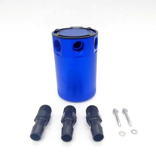 تسوق Universal Oil Catch Can Aluminum Baffled Oil Catch Tank 3-Port Air ...