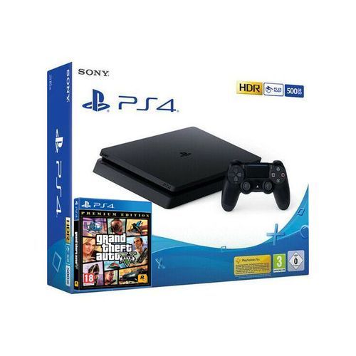 Sony PlayStation 4 Slim - 500GB Gaming Console - Black (Region 2 ...