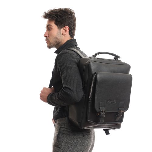 سعر Snatch Unisex Leather Backpack - Black فى مصر | جوميا مصر | كان بكام