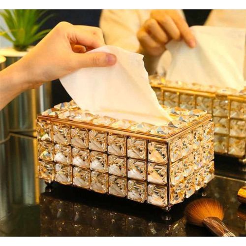 Generic Crystal Tissue Box Made Of Plated Metal And Crystal Best Price Online Jumia Egypt