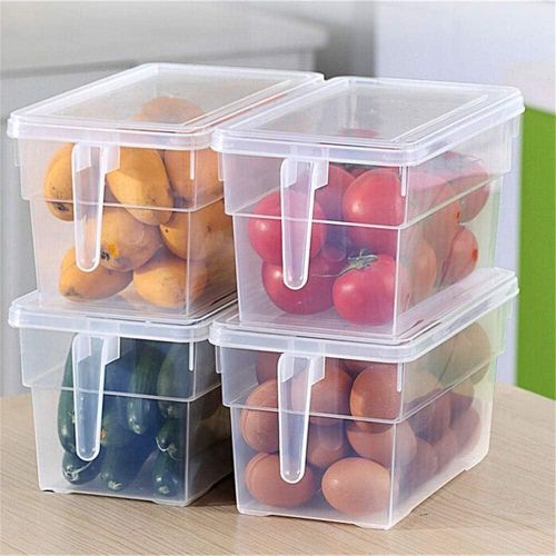 Kitchen Organizer Plastic Kitchen Refrigerator Storage Box With Lid ...