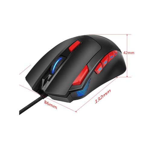 Techno Zone V-35 Competitive Wired Gaming Mouse With 8 Programable ...
