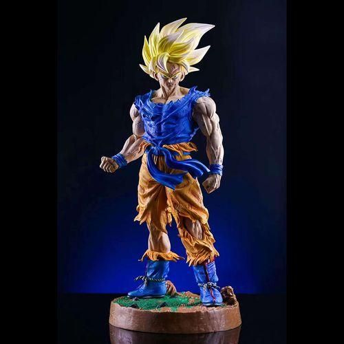 تسوق 46cm Dragon Ball Z GK Son Goku Figure GK Super Saiyan Action ...