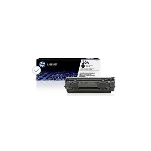 36A Black Original LaserJet Toner Cartridge - CB436A Black