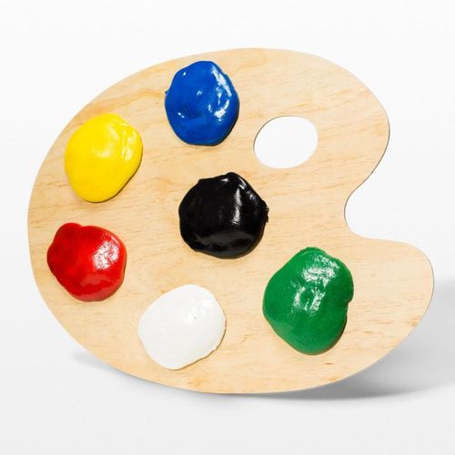 Generic Large Wood Paint Pallet For Acrylic Oil Watercolor Painting Best Price Online Jumia Egypt