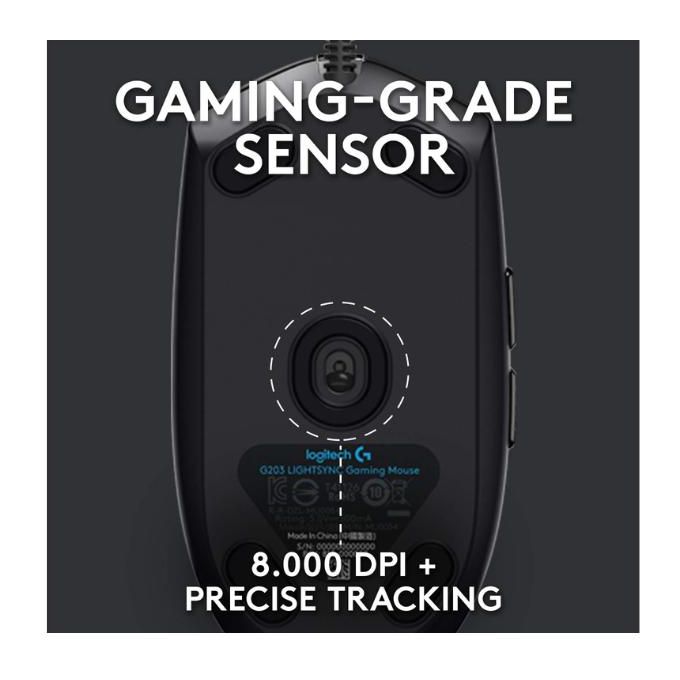 G102 Lightsync Wired Gaming Mouse with Customizable RGB Black ...