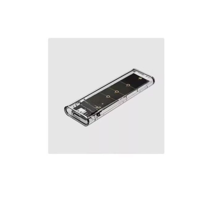 Transparent m.2 SSD enclosure SATA/M.2/NVME dual protocol