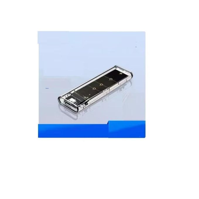 Transparent m.2 SSD enclosure SATA/M.2/NVME dual protocol