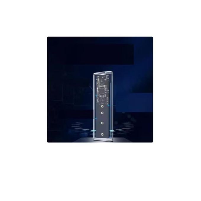 Transparent m.2 SSD enclosure SATA/M.2/NVME dual protocol