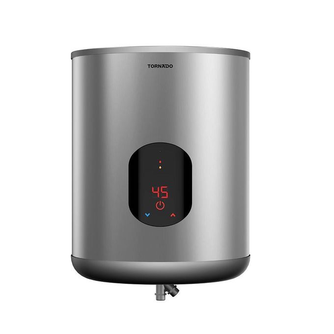 Electric Water Heater 45 L - Digital - Silver - EWH-S45CSE-S - Tornado ...