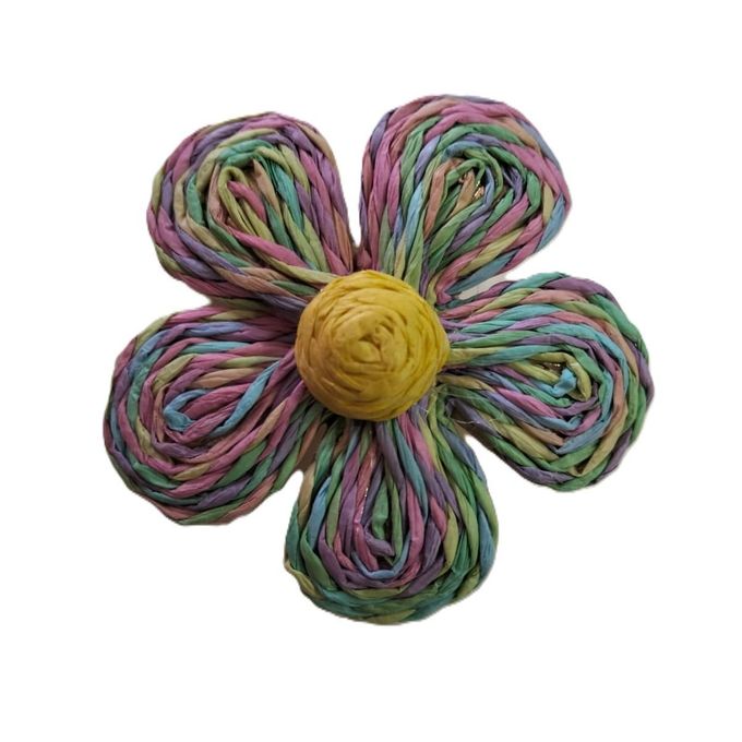 Boho Flower Hair Clip - Colorful - Generic - Jumia Egypt