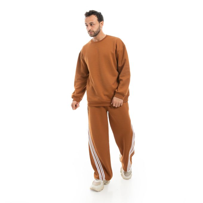 Men's Milton winter tracksuit with a striped design on the
