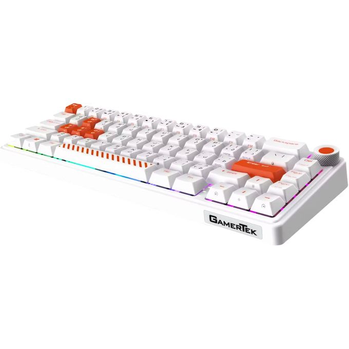 GamerTek Fusion 65% Wireless Mechanical Keyboard - White - Generic ...