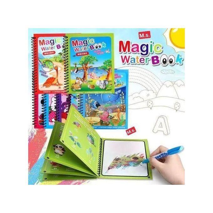 Magic water-color coloring book - 4 pieces - Generic - Jumia Egypt