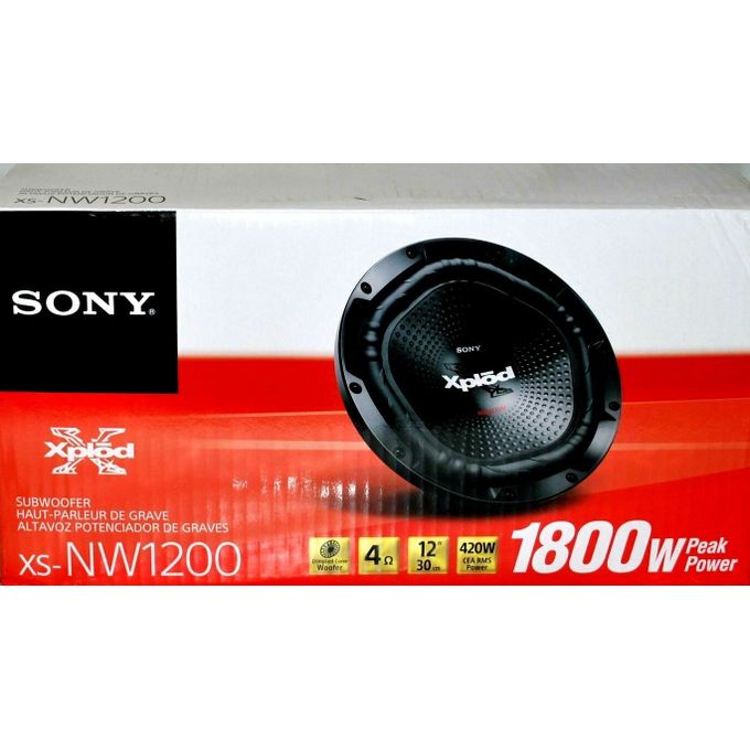 Sony Xplod XS-NW1200 12-Inch 1800 Watts Single Coil Car