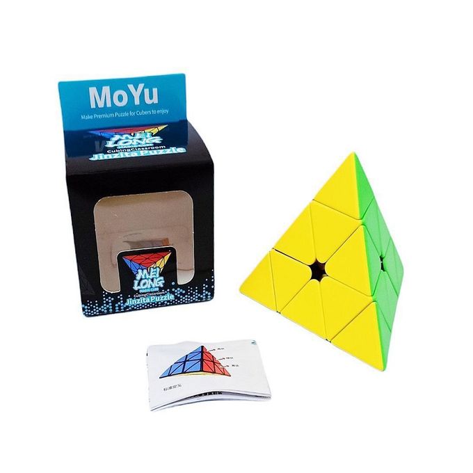 Moyu Magic Cube Mind Game Triangle Shape Neo Pyramid Cube Cubo Magico ...
