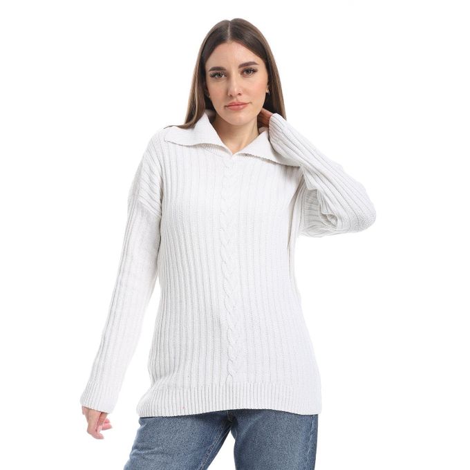 Women Wool Plain Pullover with Collar and Multidesign - Caesar - Jumia ...