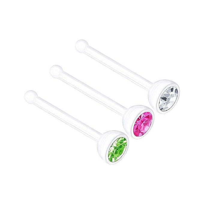 Bioflex Nose Bone Stud Earring 18 Gauge 20g 0.8mm Flexible