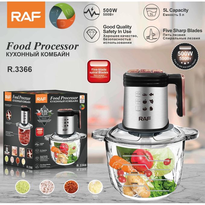 R.3366 Mini Wonder Chopper Body 500 Watt - 5.0 L - RAF