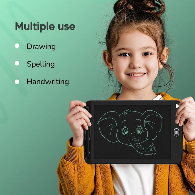 LCD Writing Tablet, 12 Inches, Colourful Screen, Writing Board, Notes ...