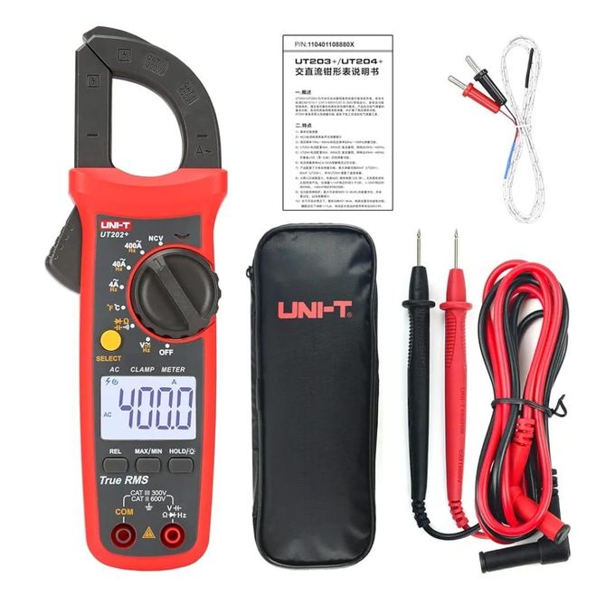 UNI-T Multitmeter Digital LCD Clampmeter With Automatic Voltage Dc ...