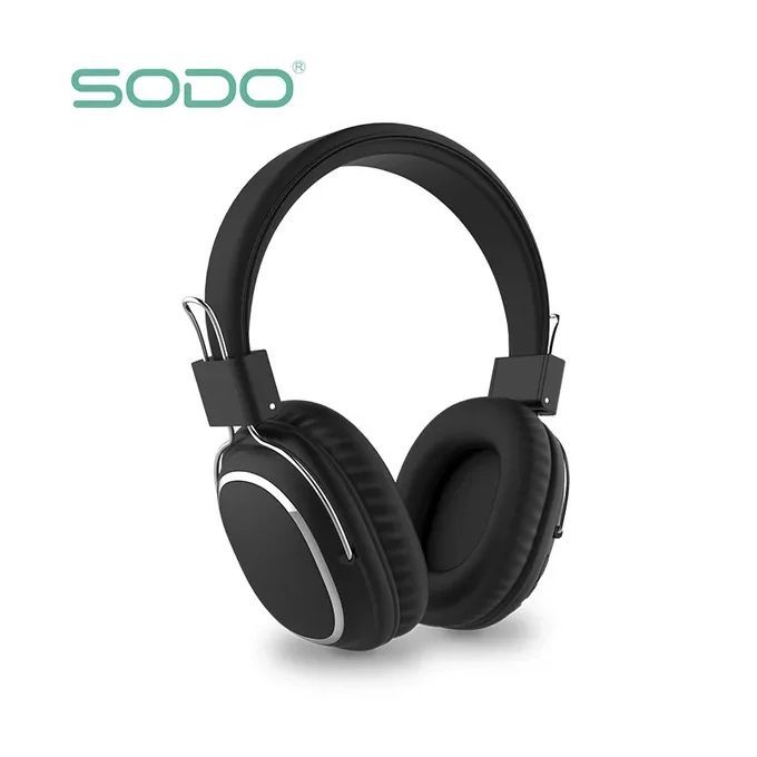 SODO Sd-1004 Wireless Over Ear Headphone - Black - SODO