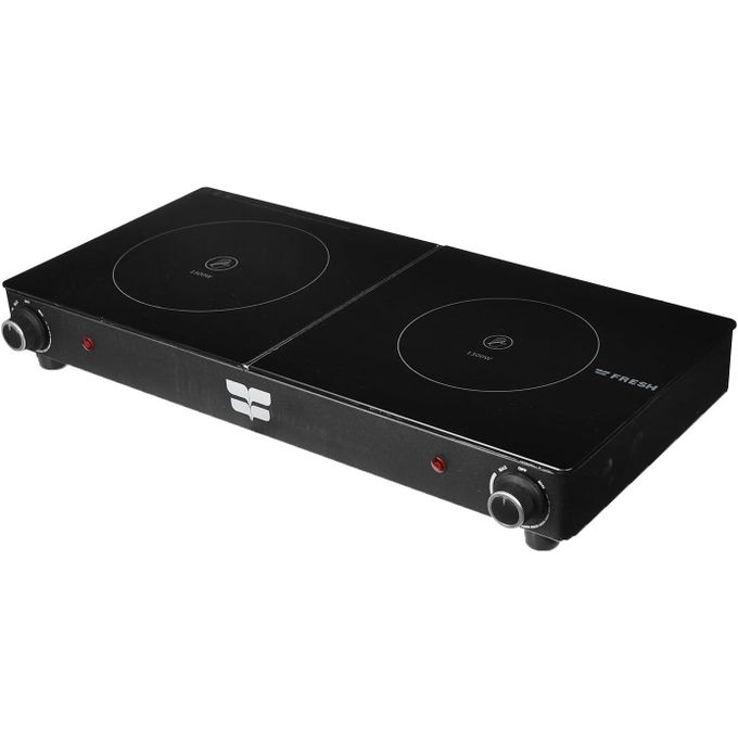 Hot plate Double 2 EYE ceramic - Black - Fresh - Jumia Egypt