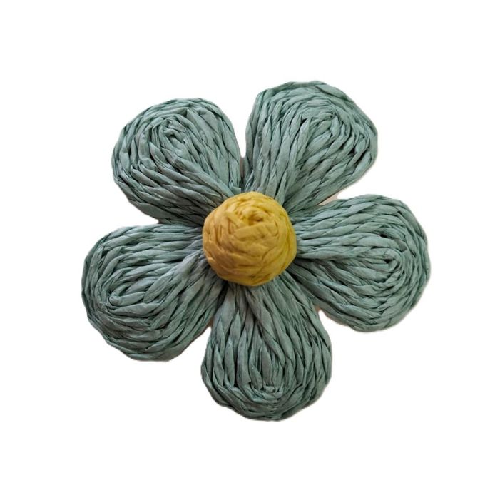 Boho Flower Hair Clip - Baby Blue - Generic - Jumia Egypt