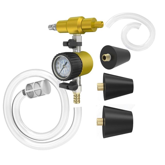 Cooling System Purge Radiator Coolant Refill Tool Kit Vacuum Leak Test ...