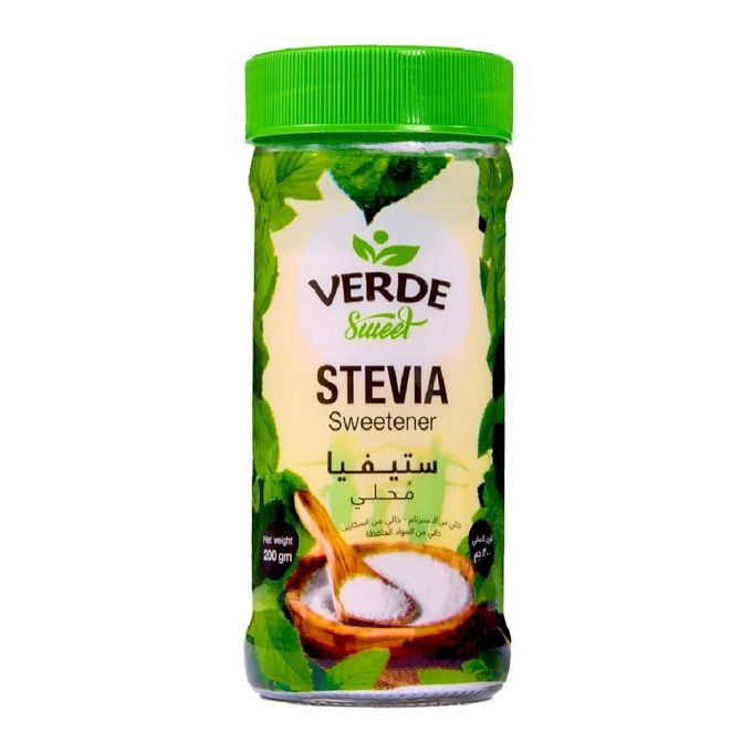 Stevia sugar - Jar 200 grams - Verde Sweet - Jumia Egypt