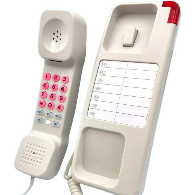 99BE Corded Landline Phone, Digital Screen - White - El Adl Tec - Jumia ...