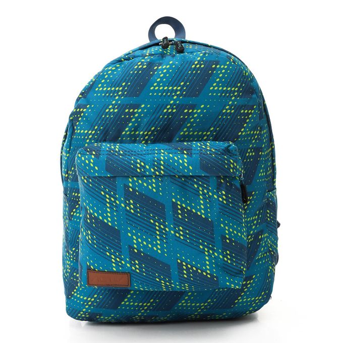 Self Pattern Front Pocket Backpack - Teal & Navy Blue - Activ - Jumia Egypt