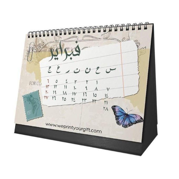 2026 Desk Calendar – Classic Vintage Design with