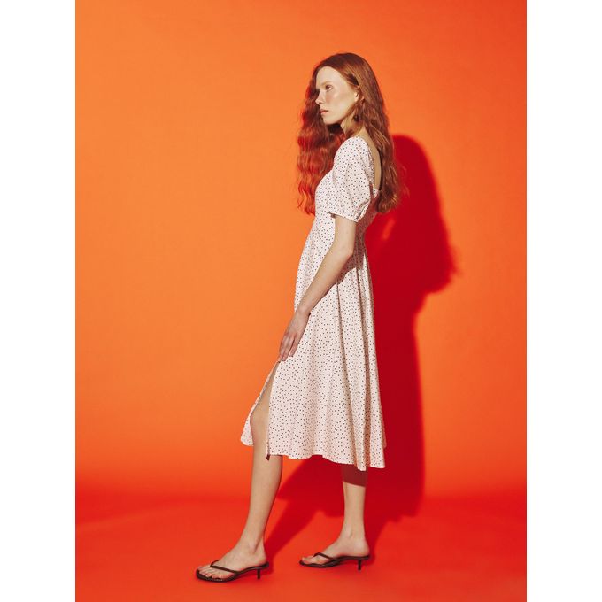 Square Neck Polka Dot Dress - LC Waikiki - Jumia Egypt