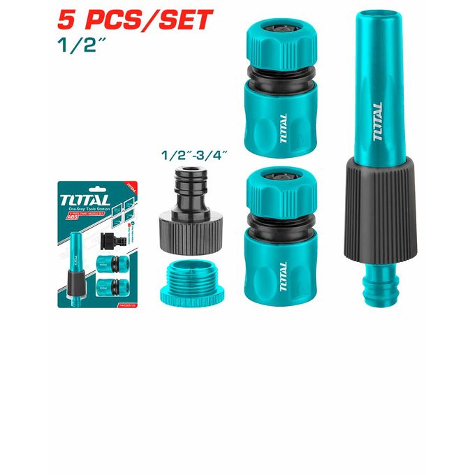 Hose Quick Connector Set 5 PCS THHCS05122 - TOTAL - Jumia