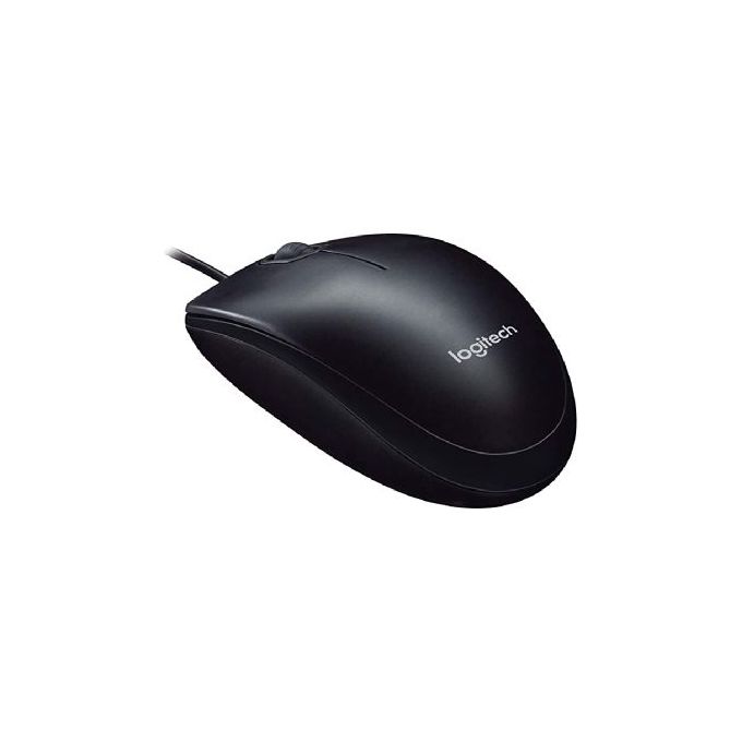 M90 Optical Wired Mouse - Black - Logitech - Jumia Egypt