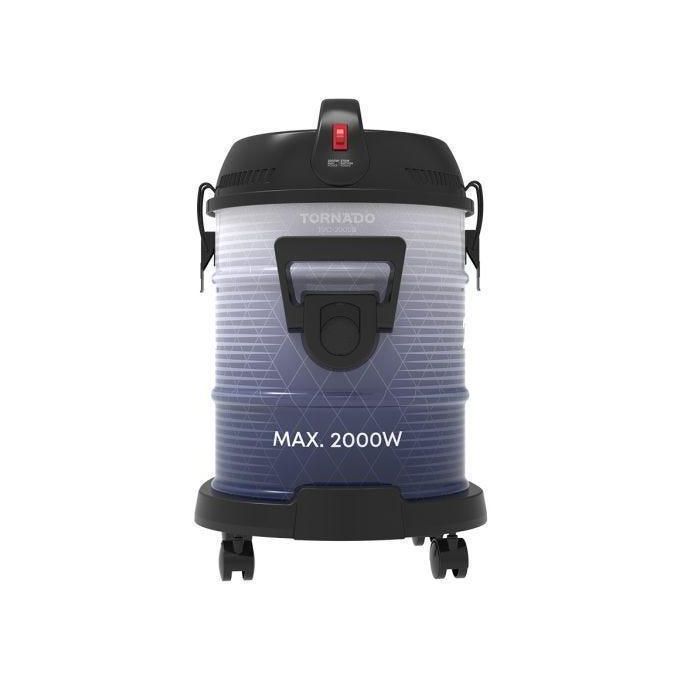Bagless Barrel Vacuum Cleaner, 2000 Watts, Navy Blue - TVC-2000B ...