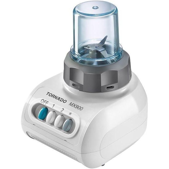 Electric Blender 1.5 Liters, 250 Watts, with 2 Mills, White