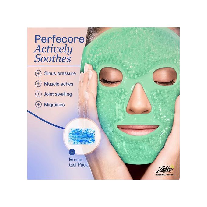 Hot And Cold Therapy Gel Bead Full Facial Mask By FOMI Care - Generic ...