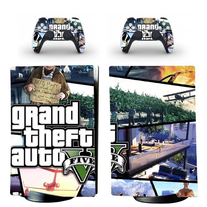 تسوق Grand Theft Auto V GTA 5 PS5 Digital Skin Sticker Decal Cover for ...