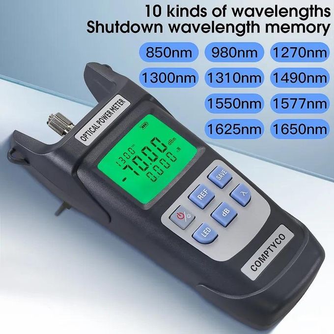 power meter fiber optic tester high-precision AUA-Y710A 10 wavelength ...