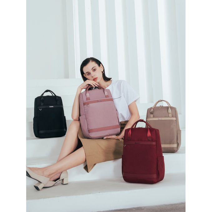 CB00639 Women Laptop Backpack Casual Business Travel (15.6'') Purple ...