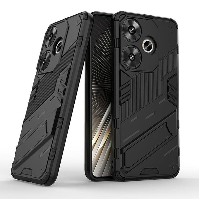 Poco F6 Hummer Full Protection Slim Case with Kickstand & Camera Shield ...