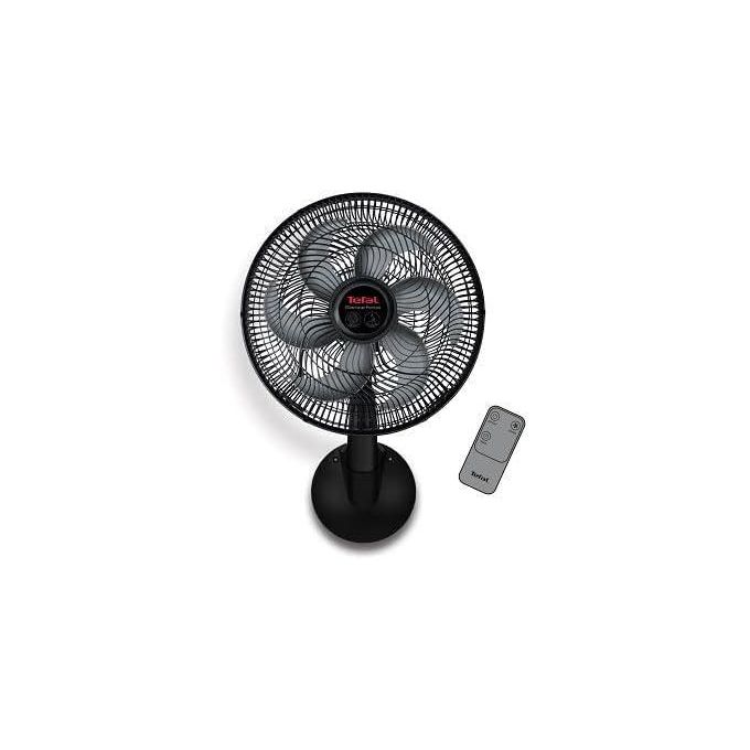 Silence Force Wall Fan with Remote Control, 16 Inch, 3 Speeds, Black ...