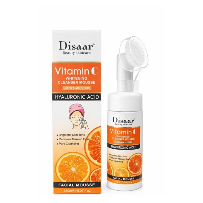 Vitamin C Whitening Cleanser Mousse with Hyaluronic Acid