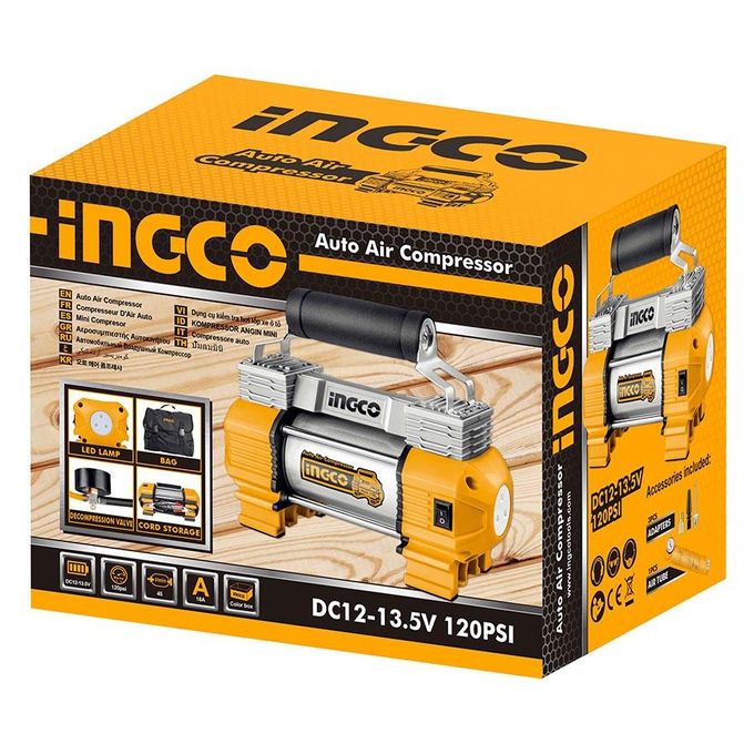 Shop Ingco AAC2508 Auto Air Compressor - 12-13.5 V | Jumia Egypt
