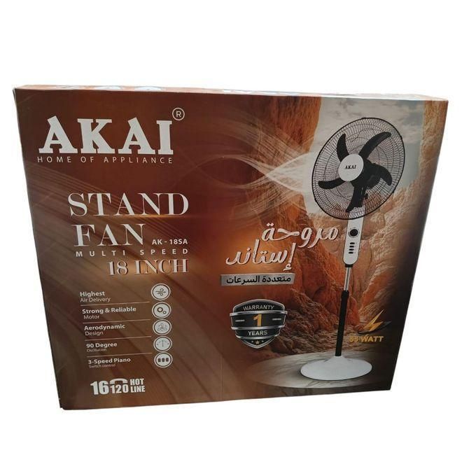 AKA I 18-Inch Pedestal Fan with 5 Blades - AKAI - Jumia